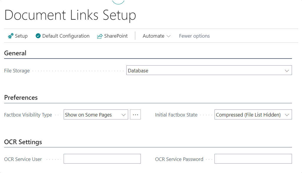 Clever Dynamics - Document Links Setup